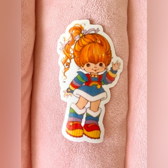 Handmade | Party Supplies | Rainbow Brite Vinyl Sticker | Poshmark